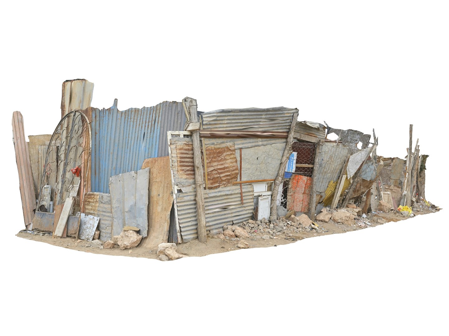 African Slums Pack 3 3D Model - TurboSquid 1432403