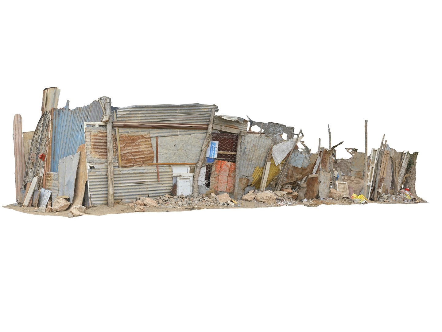 African Slums Pack 3 3D Model - TurboSquid 1432403