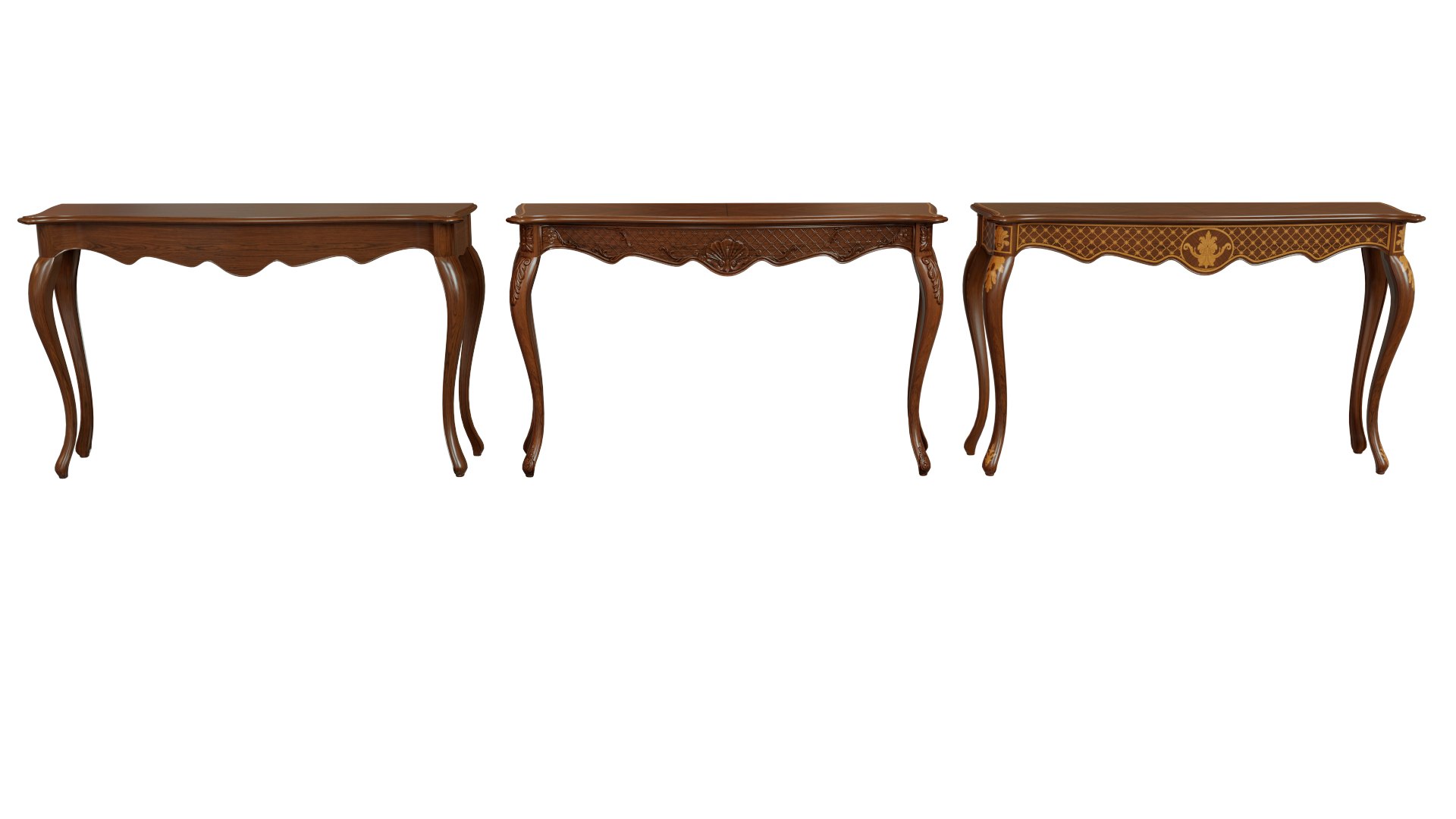 Classic table 1200 model - TurboSquid 1455734