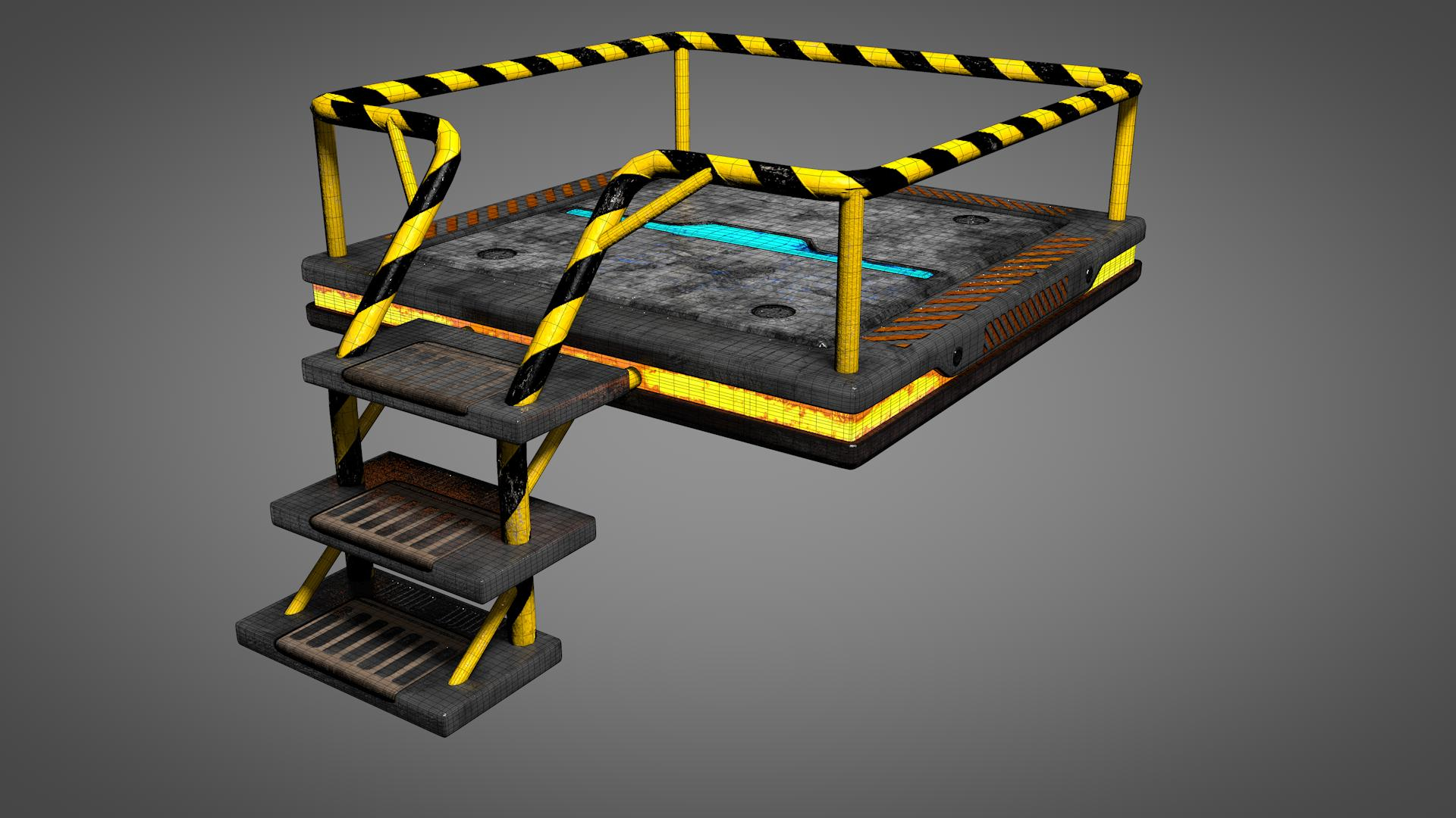 3D Stage Presentation Platform Model - TurboSquid 1683719