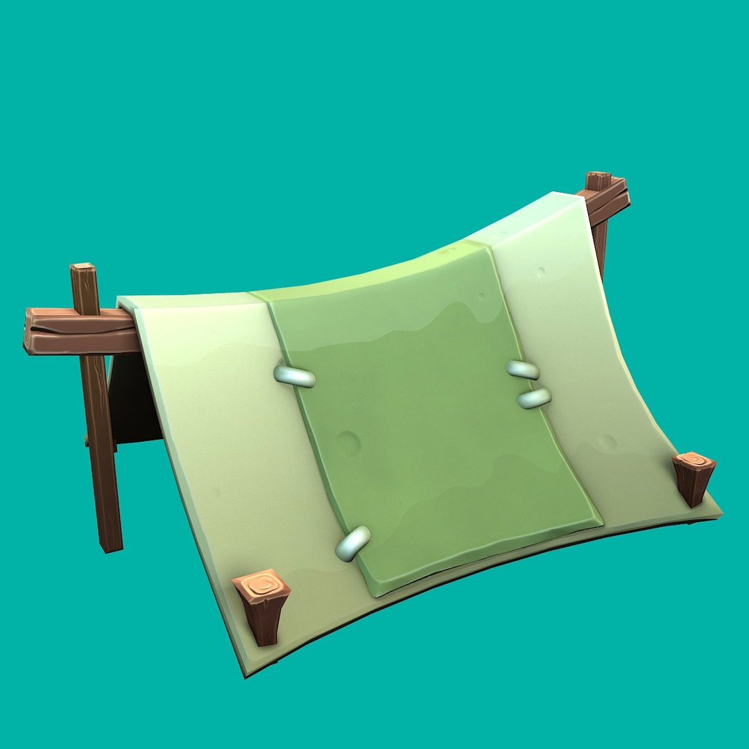 Stylized Tent 3D Model - TurboSquid 1620821