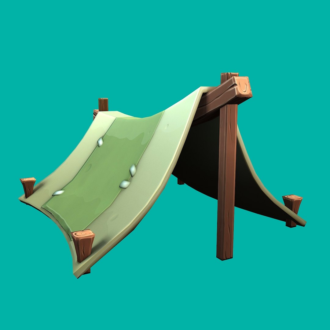 Stylized Tent 3D Model - TurboSquid 1620821