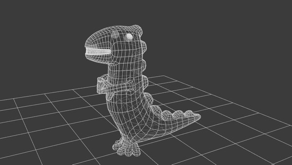Cartoon Dragon low poly 3D model 3D - TurboSquid 1853987