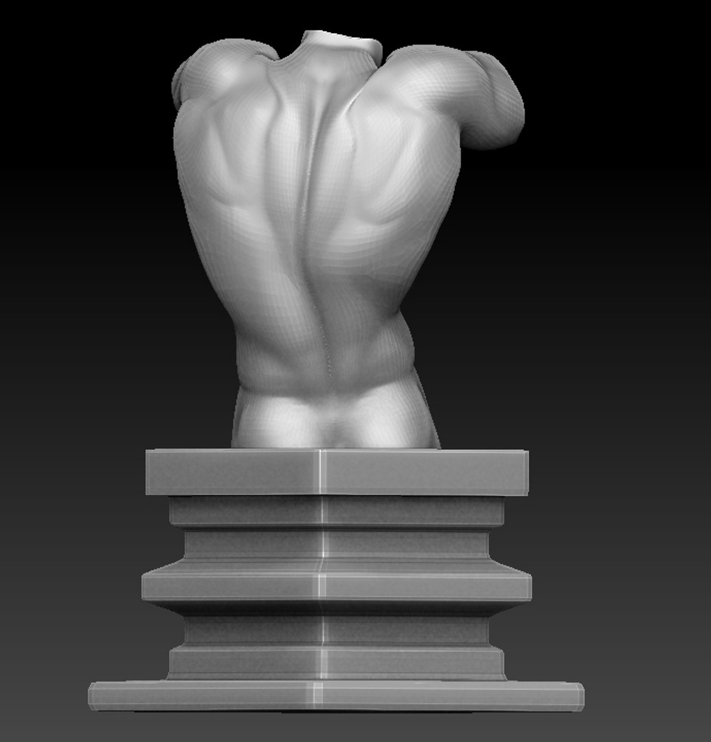 Classical Torso Figure Zbrush 3d 3ds
