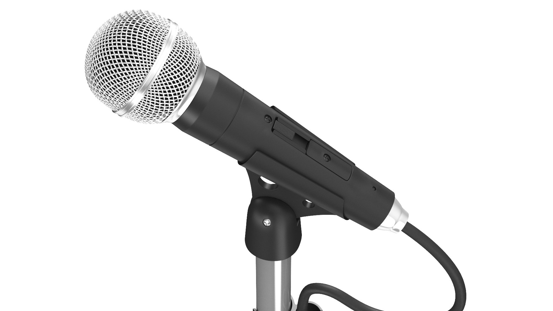 3D Real Microphone Model - TurboSquid 1633435