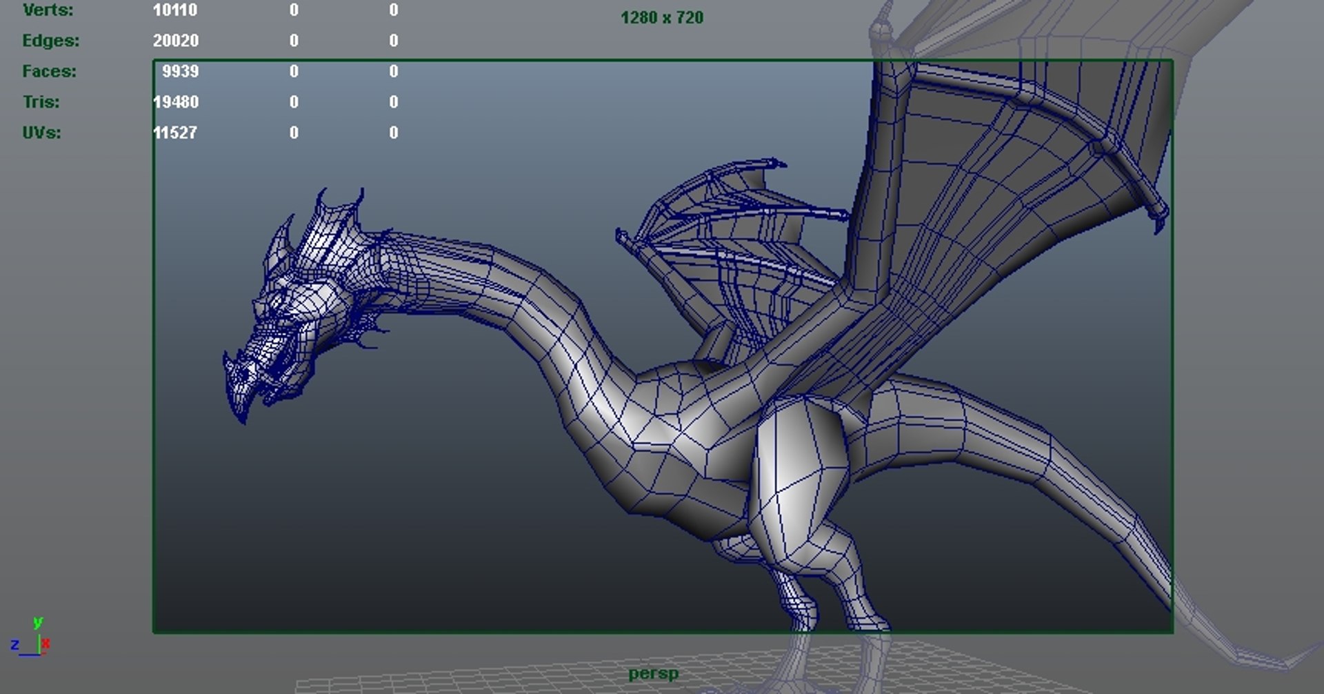 3D Dragon Model - TurboSquid 1242912