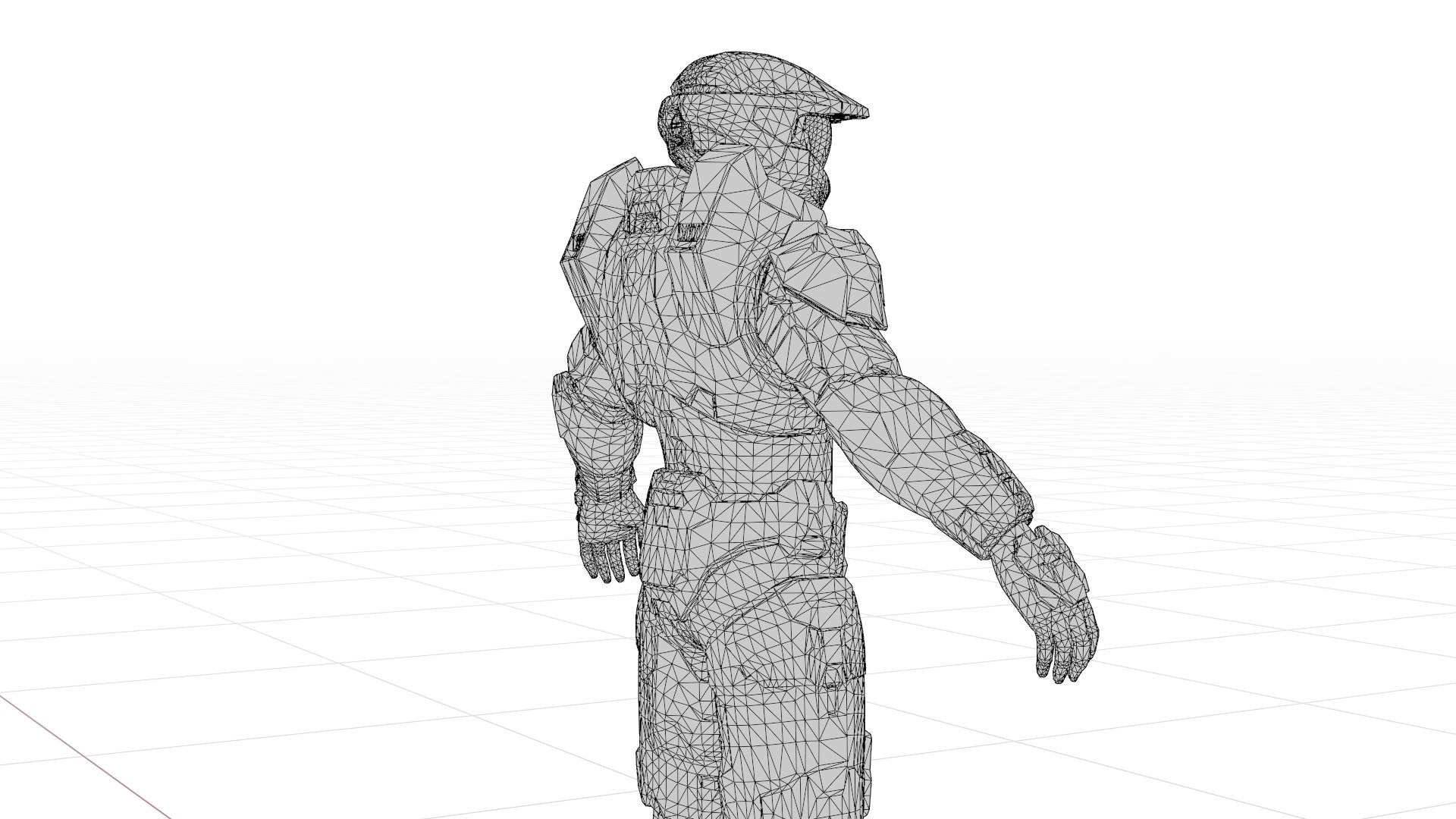 Highly Detailed Master Chief 3D Model Realistic Spartan Armor 3D Model ...