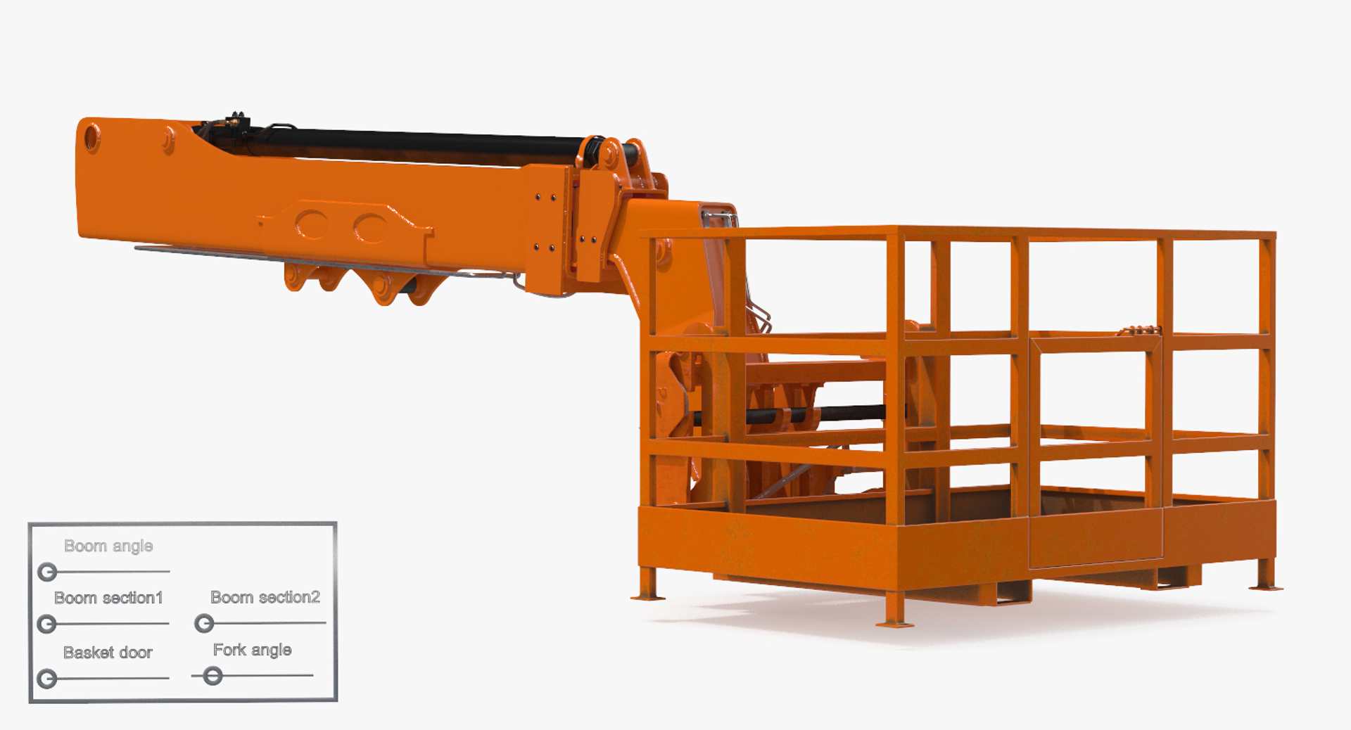 Forklift Work Platform Lifting 3D - TurboSquid 1408296