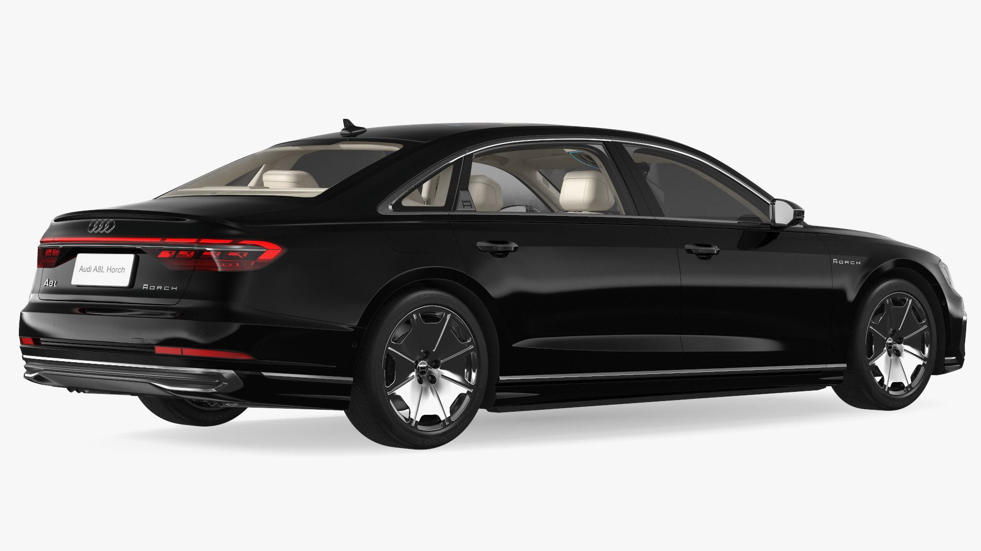3D model Luxury Sedan Horch Audi A8L Simple Interior - TurboSquid 1987160