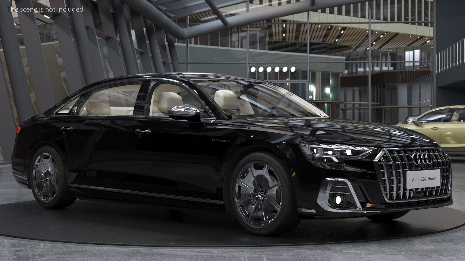 3D Model Luxury Sedan Horch Audi A8L Simple Interior - TurboSquid 1987160