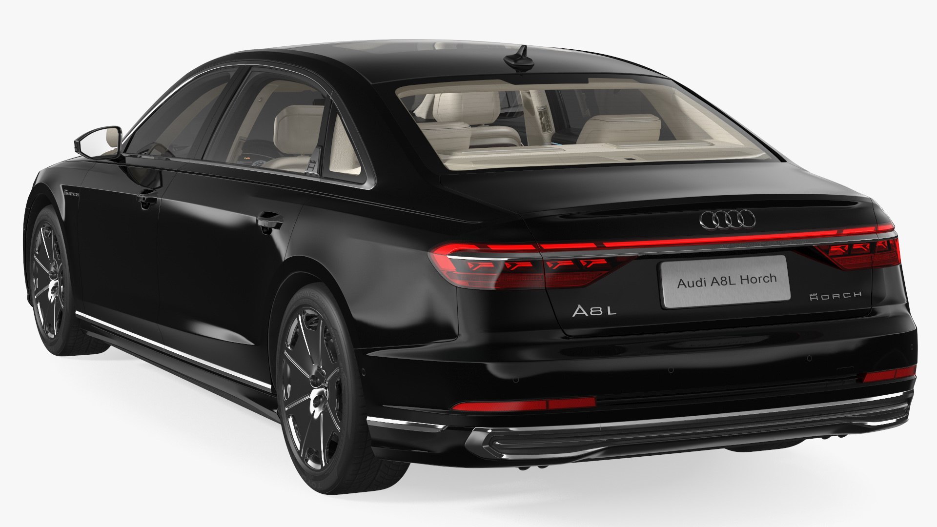 3D model Luxury Sedan Horch Audi A8L Simple Interior - TurboSquid 1987160