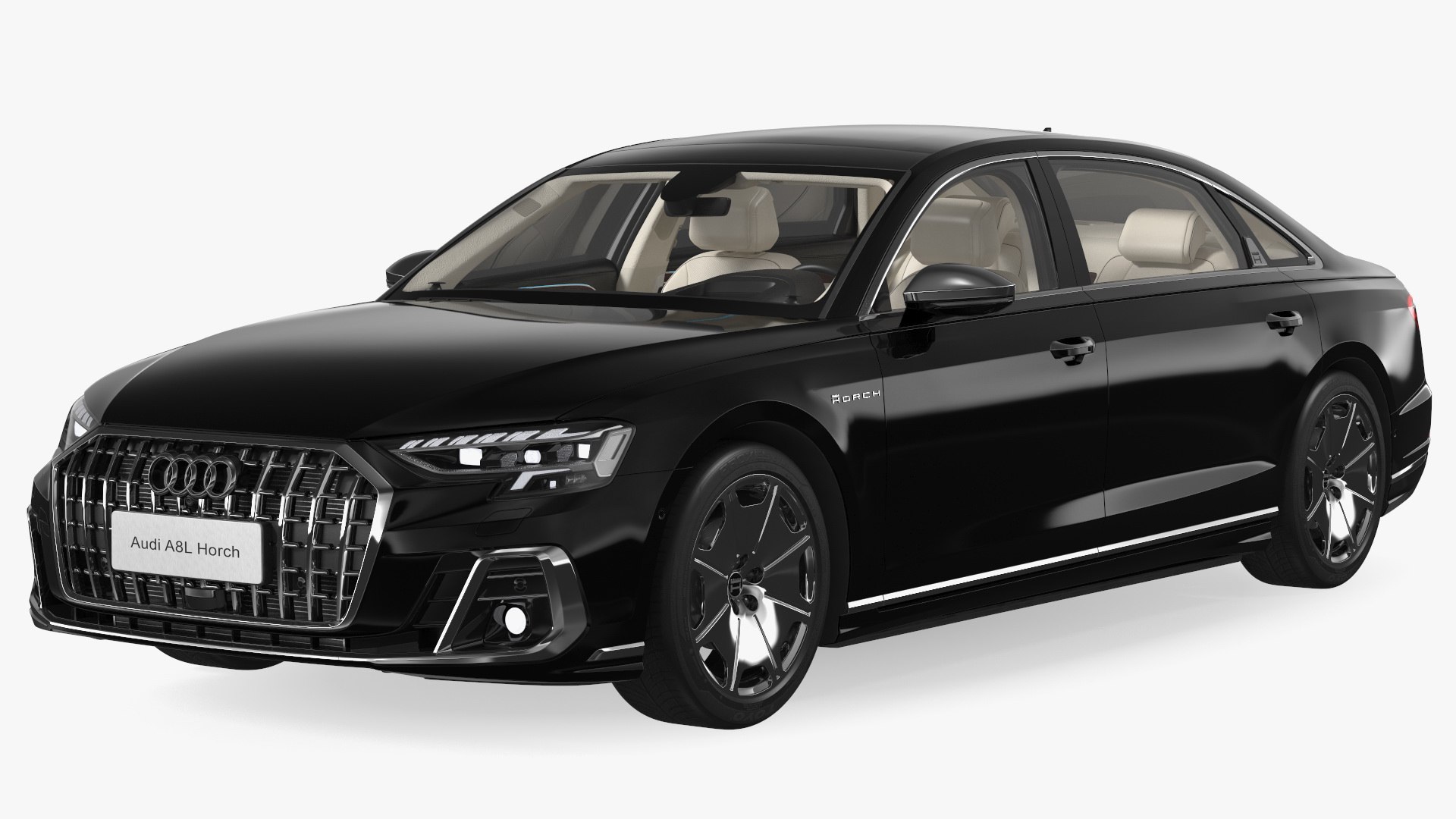 3D model Luxury Sedan Horch Audi A8L Simple Interior - TurboSquid 1987160