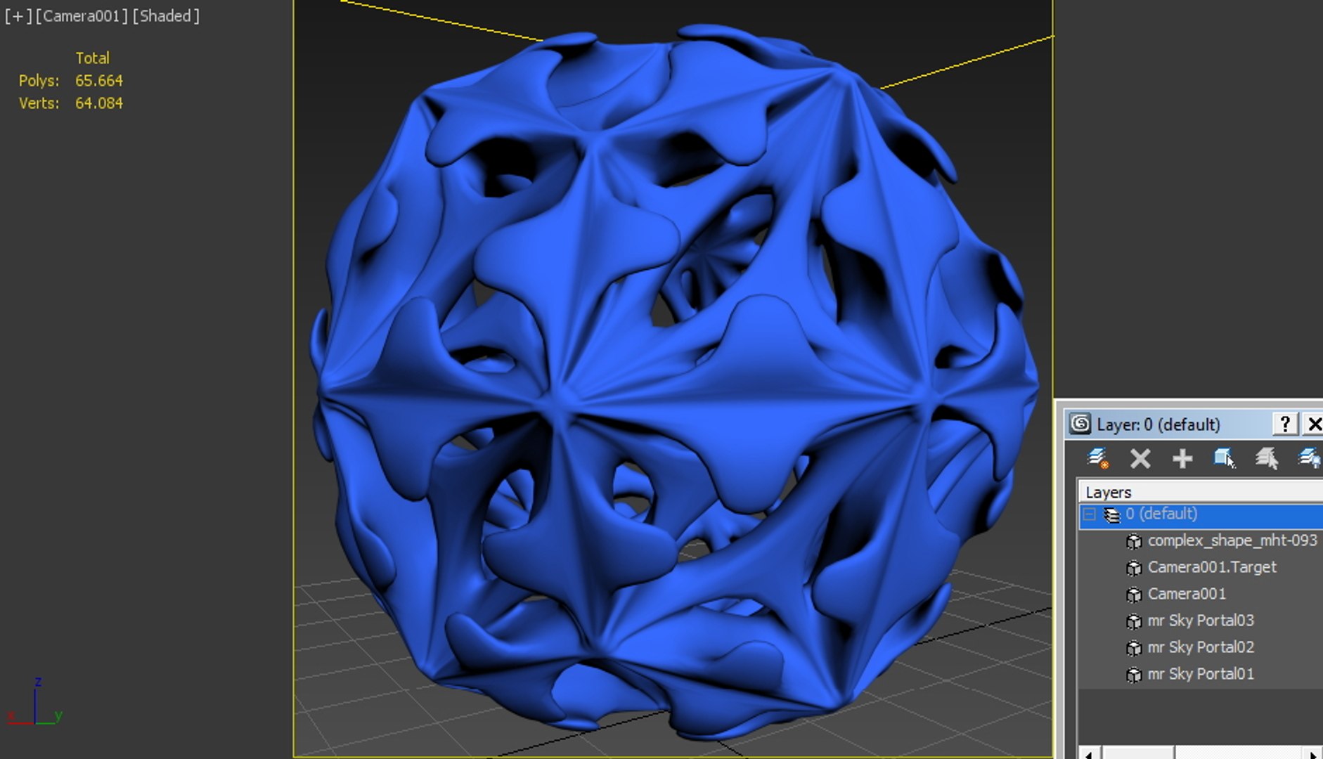 Complex Shape 3d Model