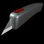 3d Box Cutter Knife Model