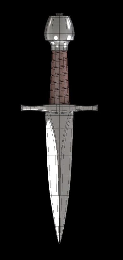 3d Realistic Dagger Model