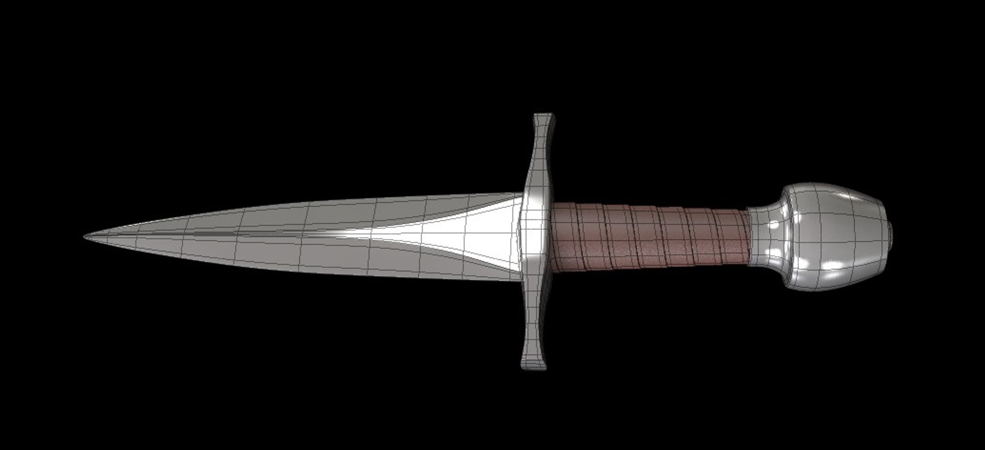 3d Realistic Dagger Model