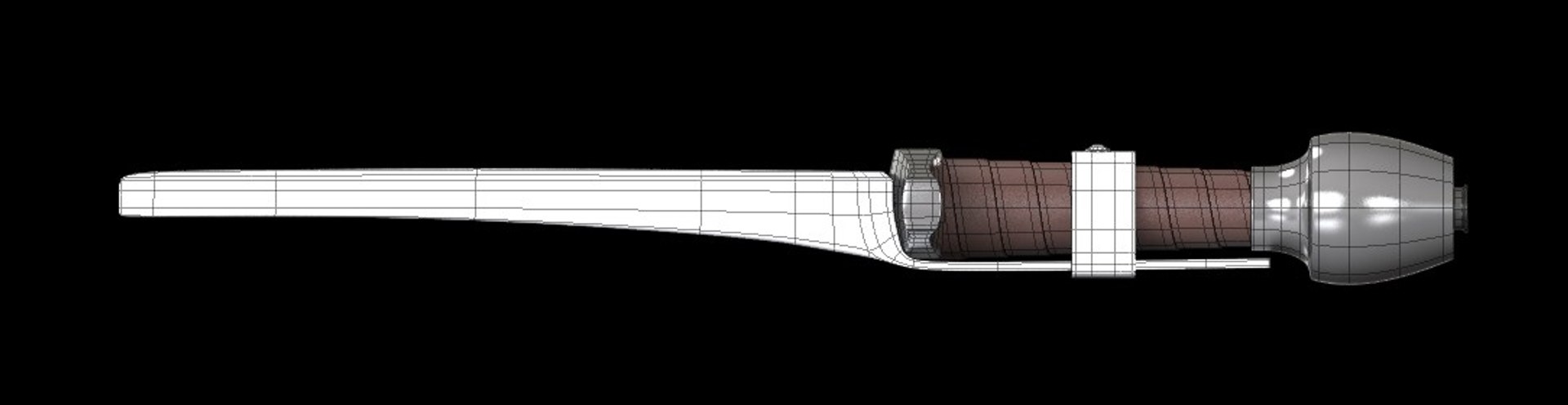 3d Realistic Dagger Model