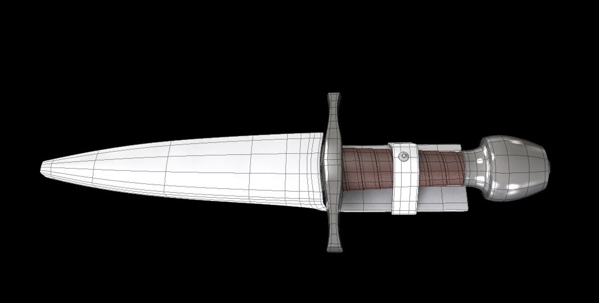 3d Realistic Dagger Model