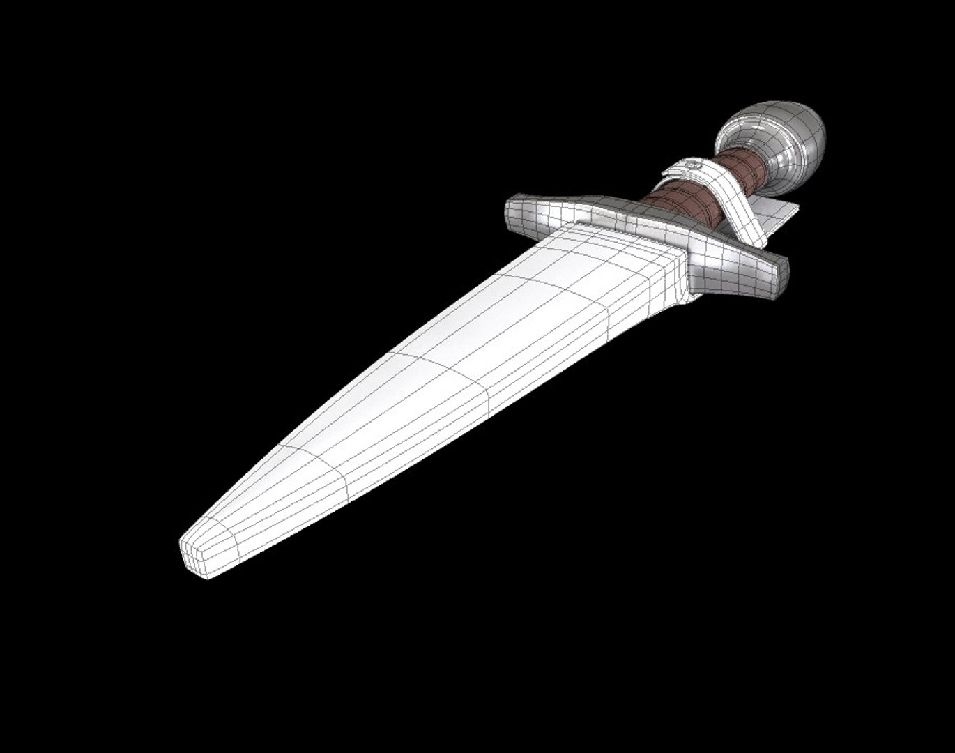 3d Realistic Dagger Model