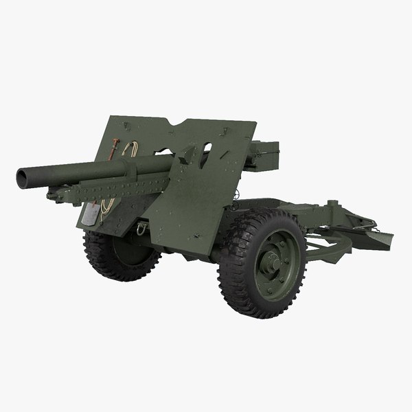 modelo 3d Ordnance QF 25 Pounder - TurboSquid 2017681
