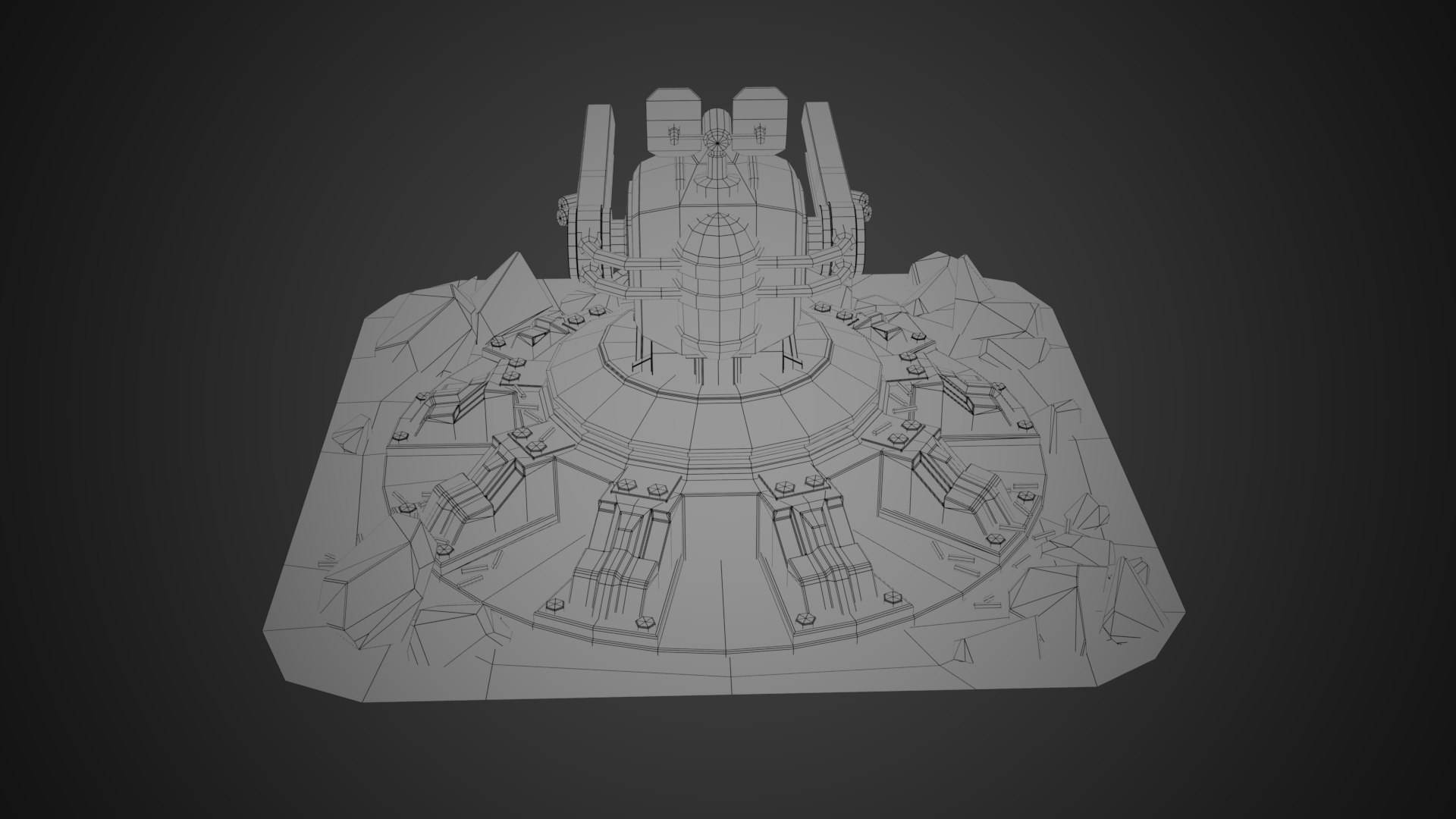 Anti-air Gun Turret 3D Model - TurboSquid 2162538