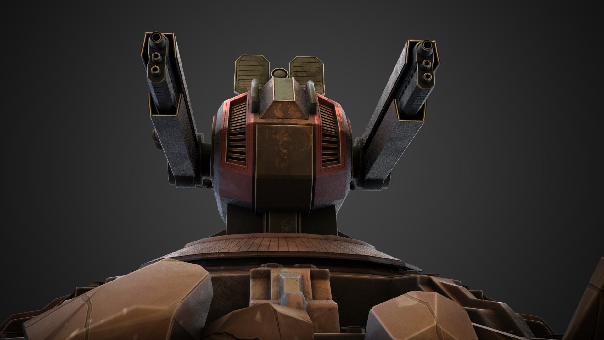 Anti-air Gun Turret 3D Model - TurboSquid 2162538