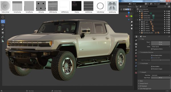 3D gmc gm hummer model - TurboSquid 1710733