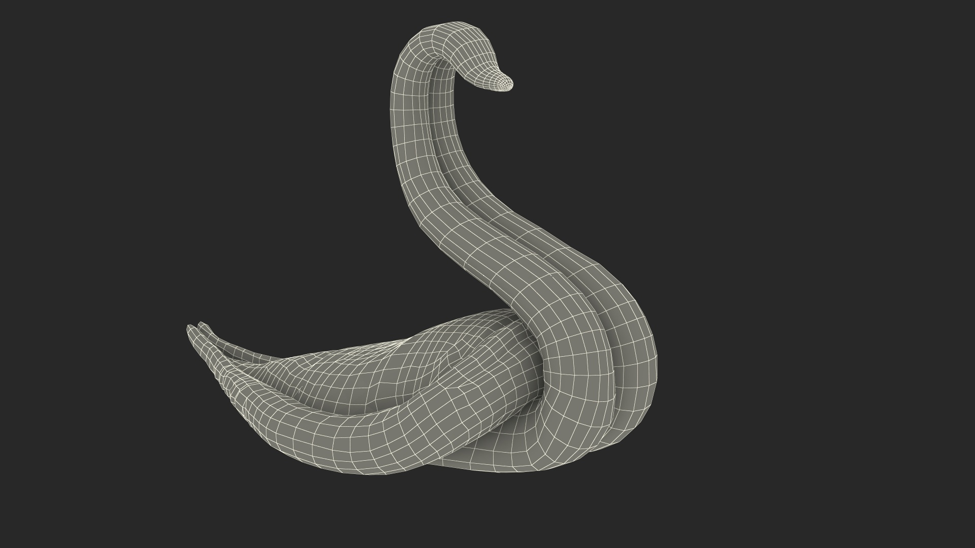 Towel Swan With Folded Wings White Fur Model - TurboSquid 2224965