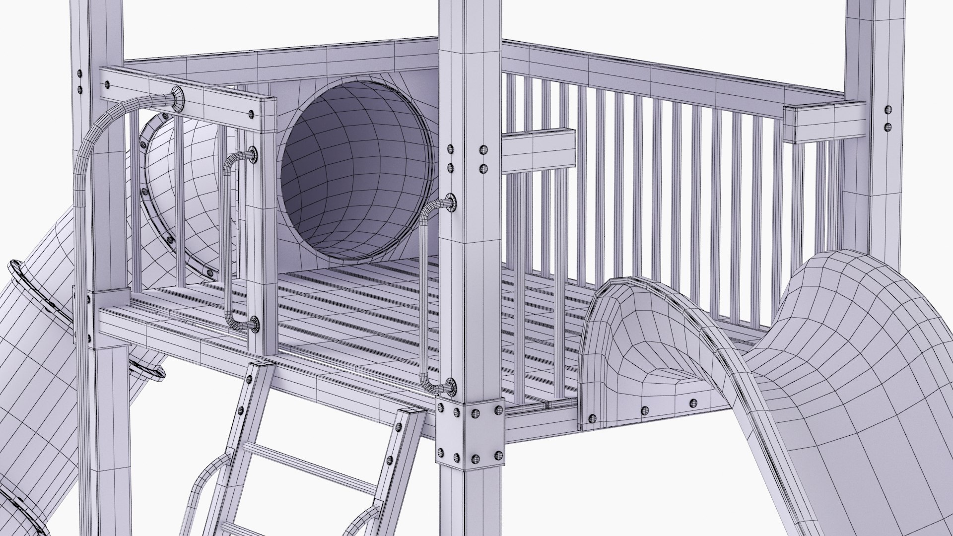 3D Playground Slide 01 Model - TurboSquid 2140615