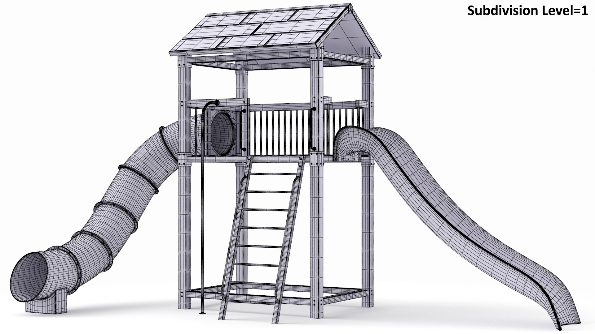 3D Playground Slide 01 Model - TurboSquid 2140615