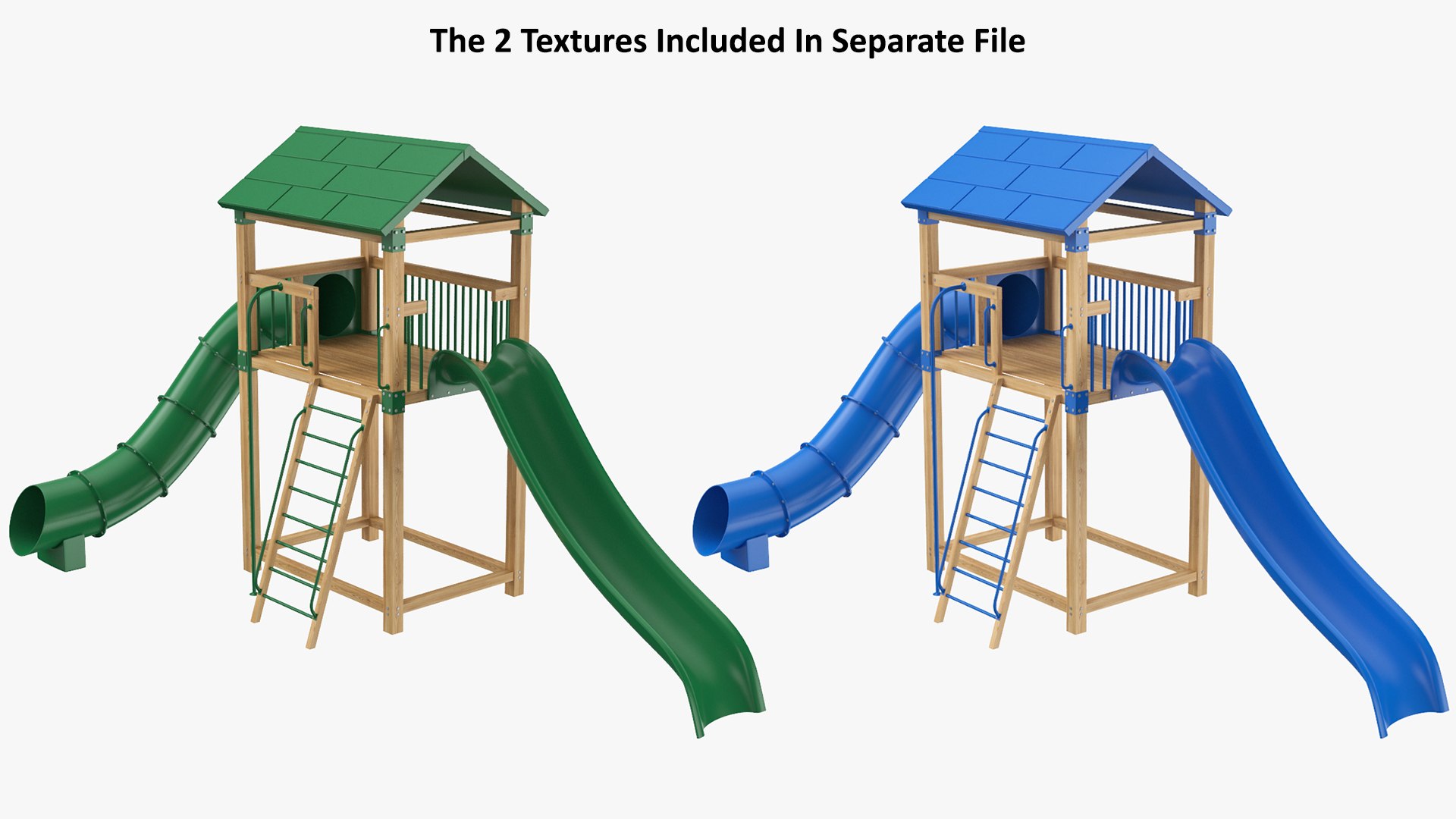 3D Playground Slide 01 Model - TurboSquid 2140615
