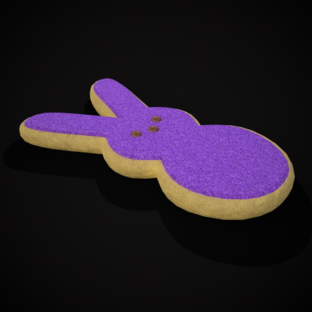 Bunny Easter Cookie 3D Model - TurboSquid 2063933