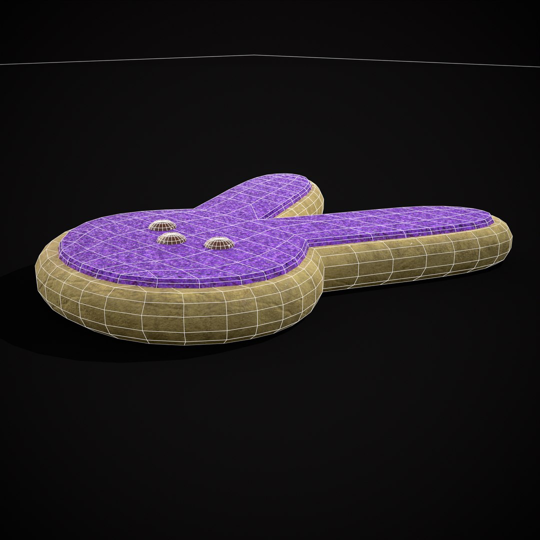 Bunny Easter Cookie 3D Model - TurboSquid 2063933