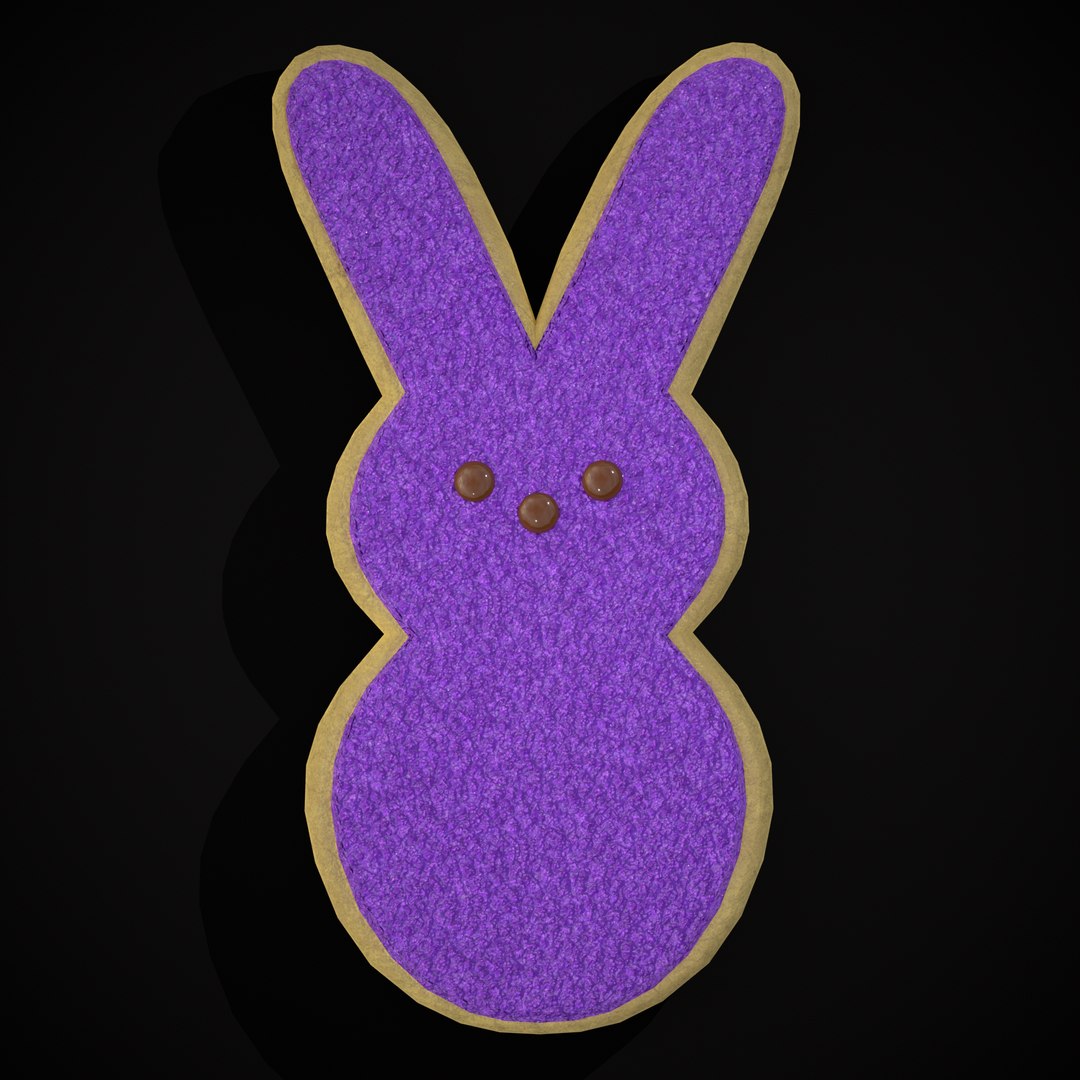 Bunny Easter Cookie 3D Model - TurboSquid 2063933