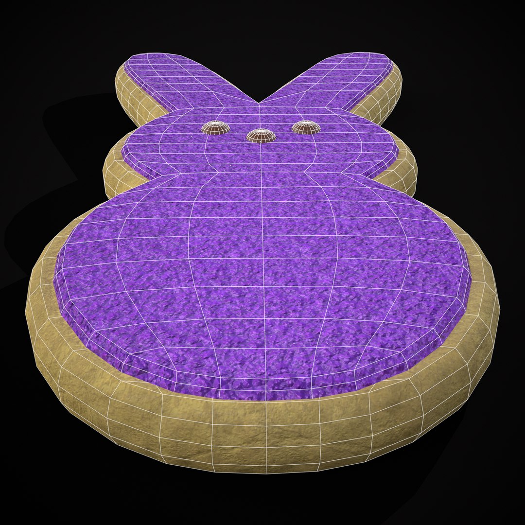 Bunny Easter Cookie 3D Model - TurboSquid 2063933