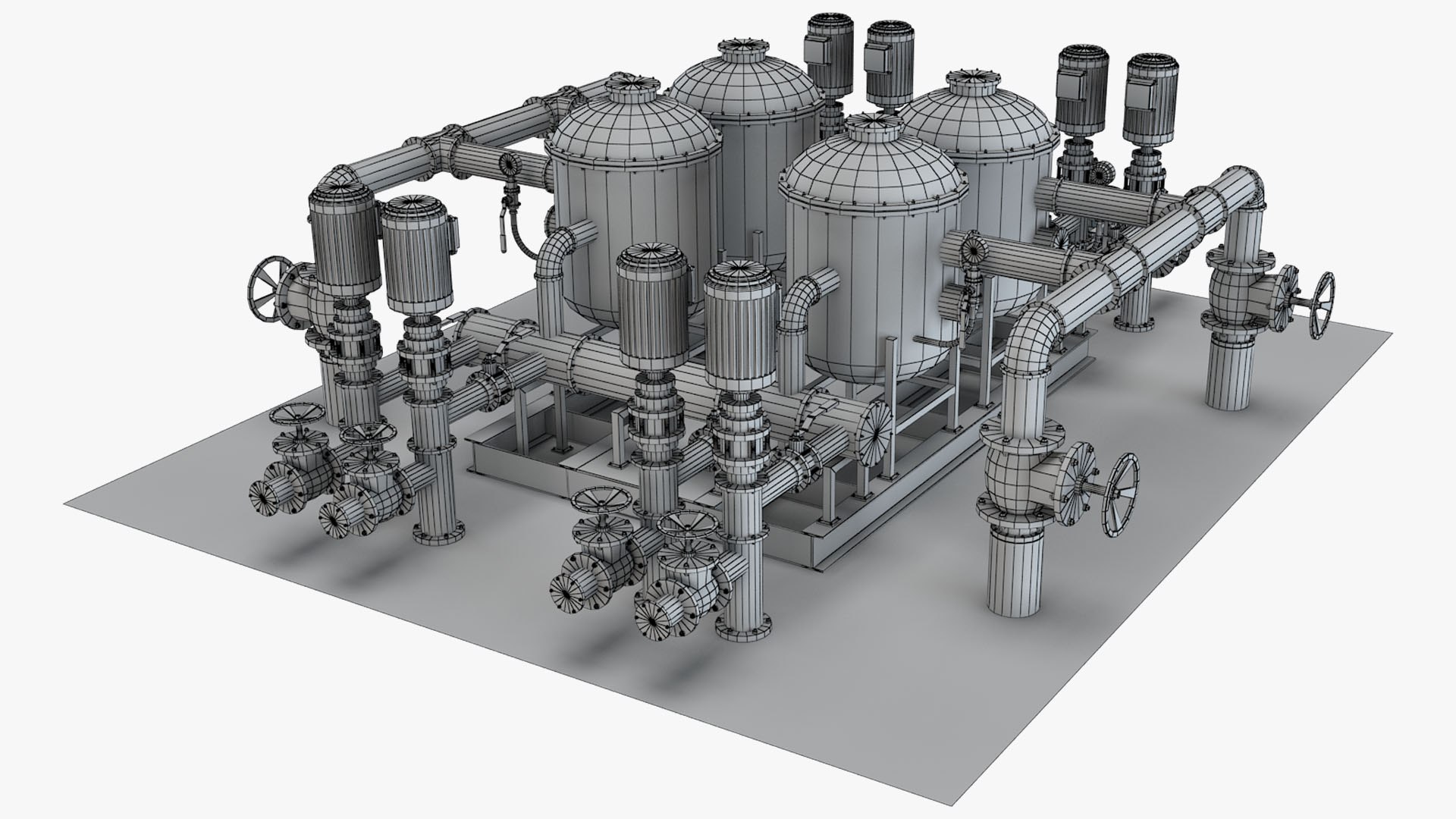 Industrial element 5 3D model - TurboSquid 1519202