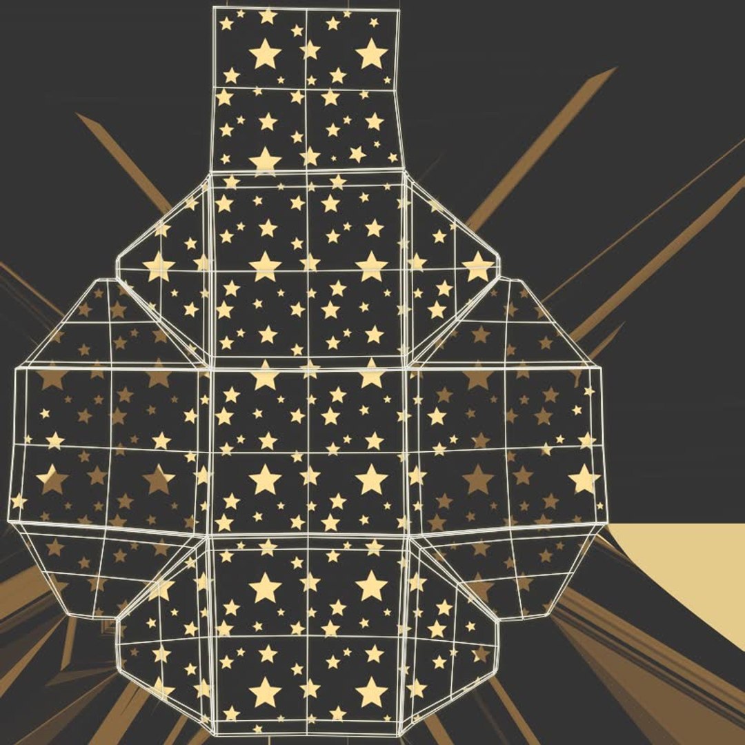 Gift Box Label Black 3D Model - TurboSquid 2516337