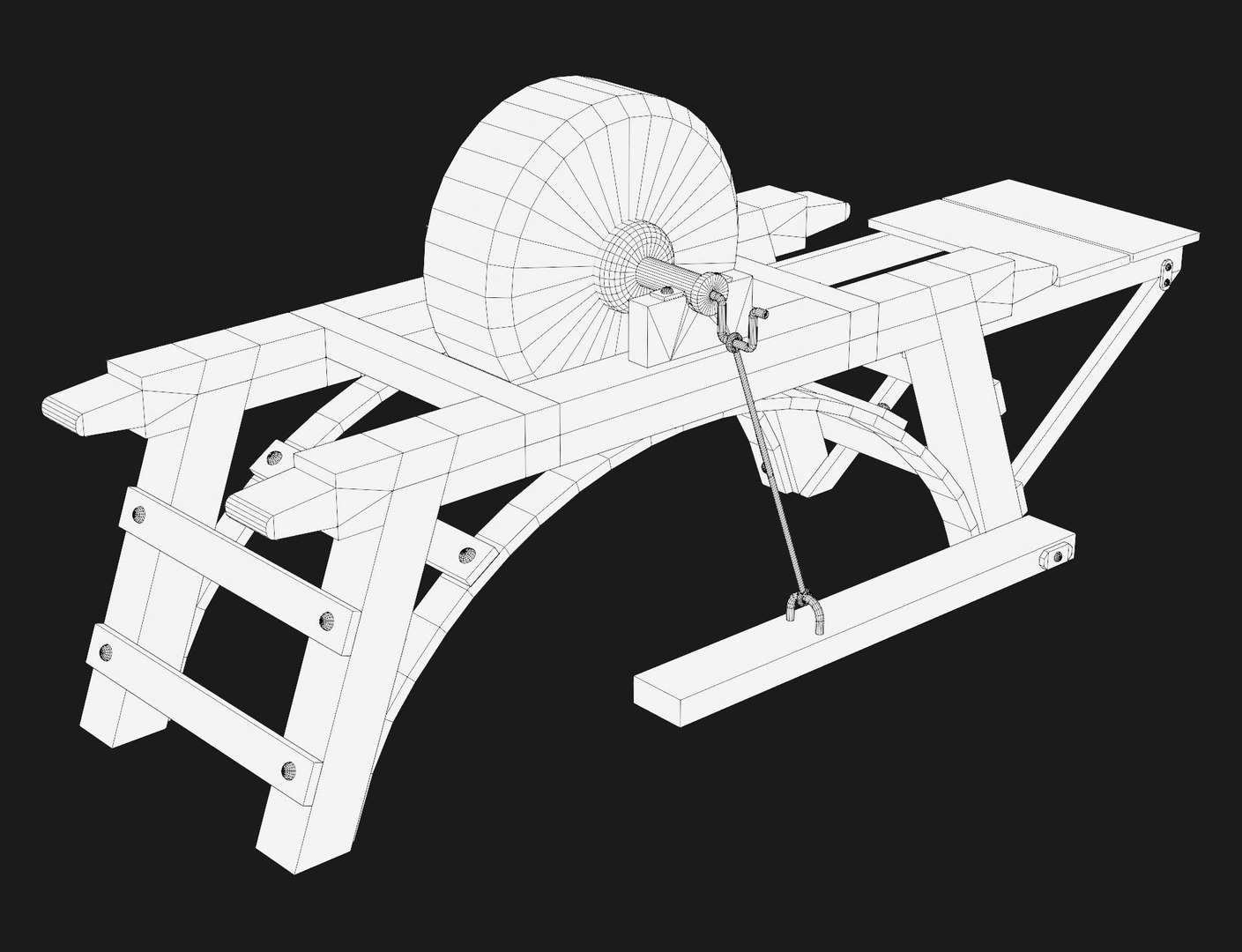 3D Old Grindstone-2 Model - TurboSquid 2301194