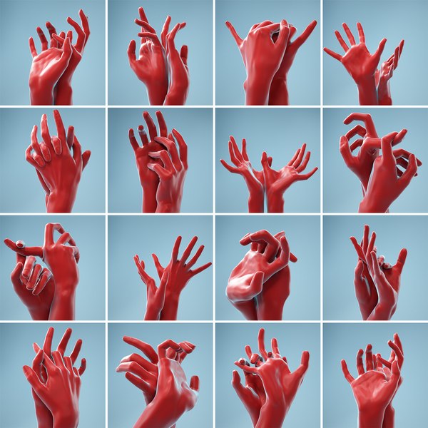 obj female hand