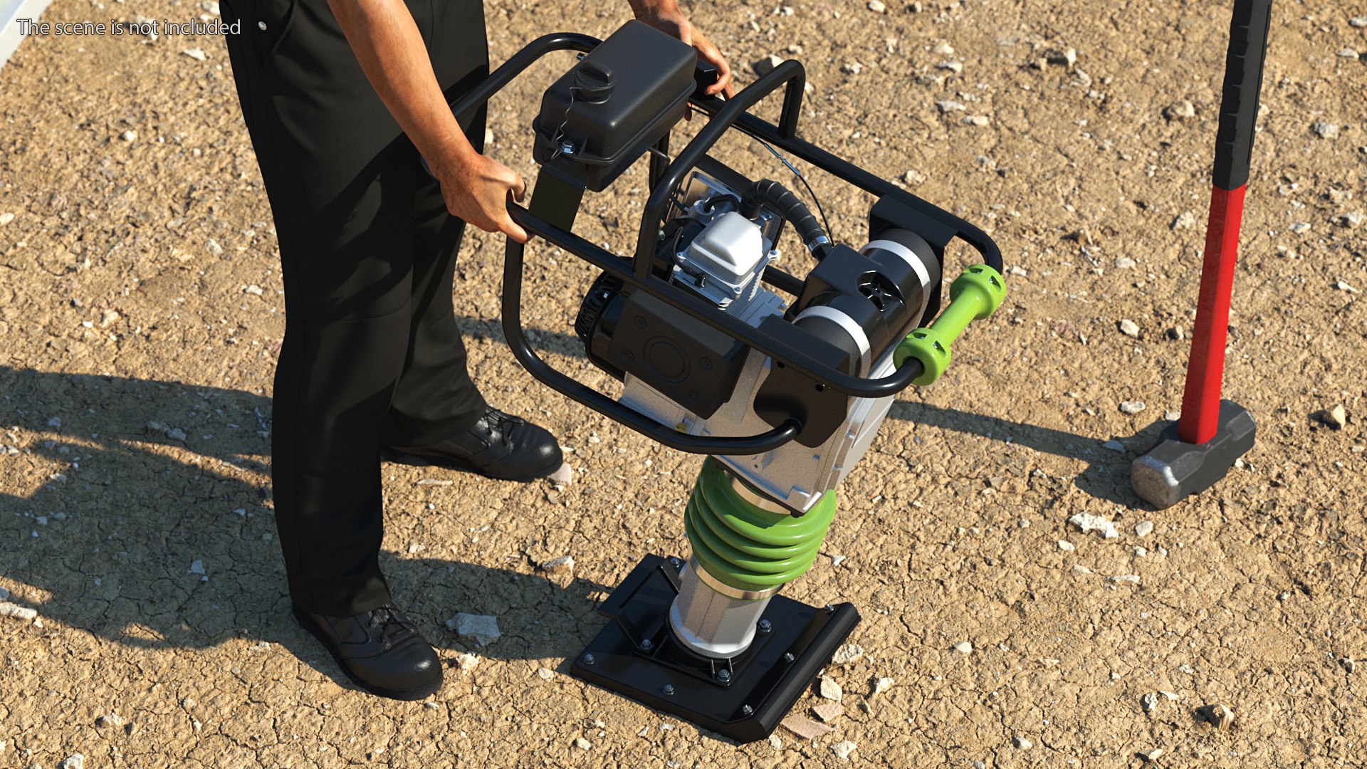 Jumping Jack Tamping Rammer 3D Model - TurboSquid 1713357