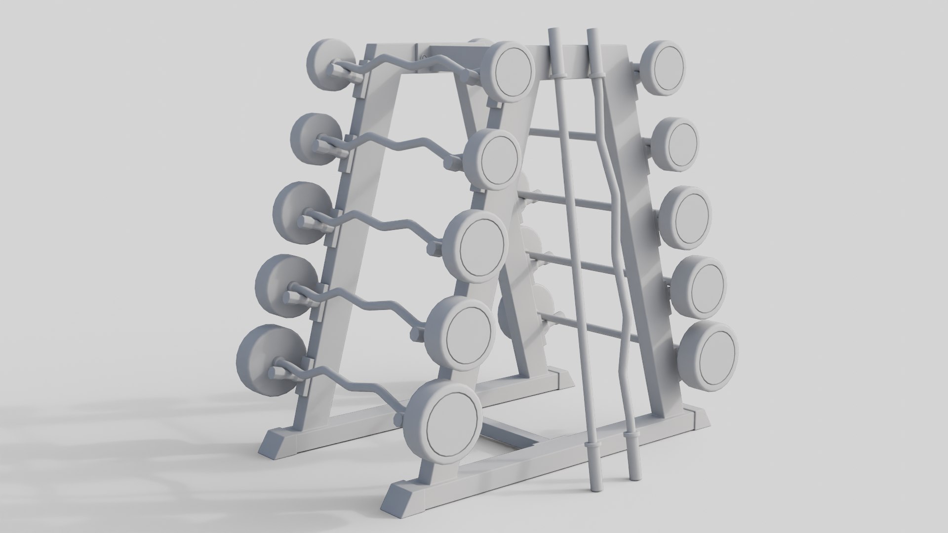 GYM Weights Collection 3D Model - TurboSquid 2367013