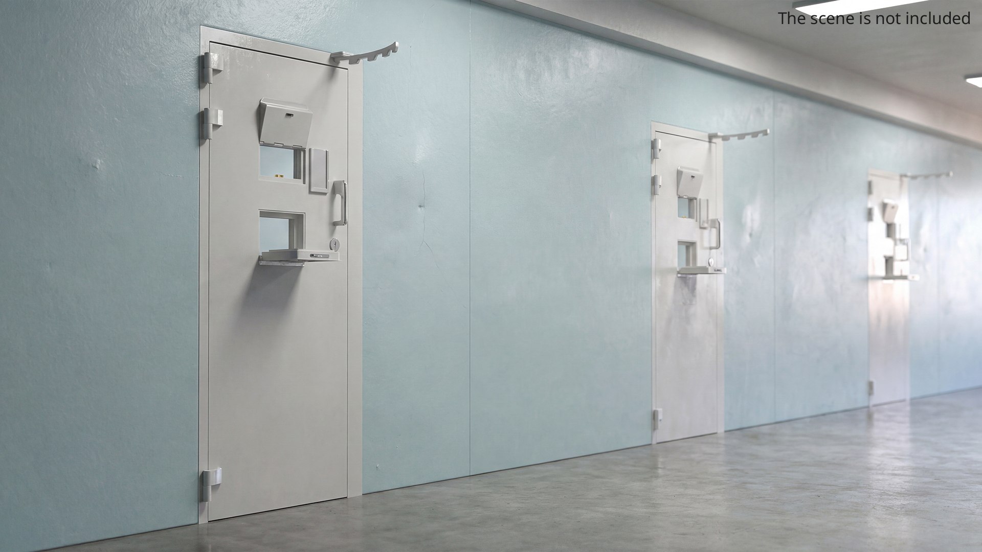 Prison Cell Door With Wall Module 3D Model - TurboSquid 2517071
