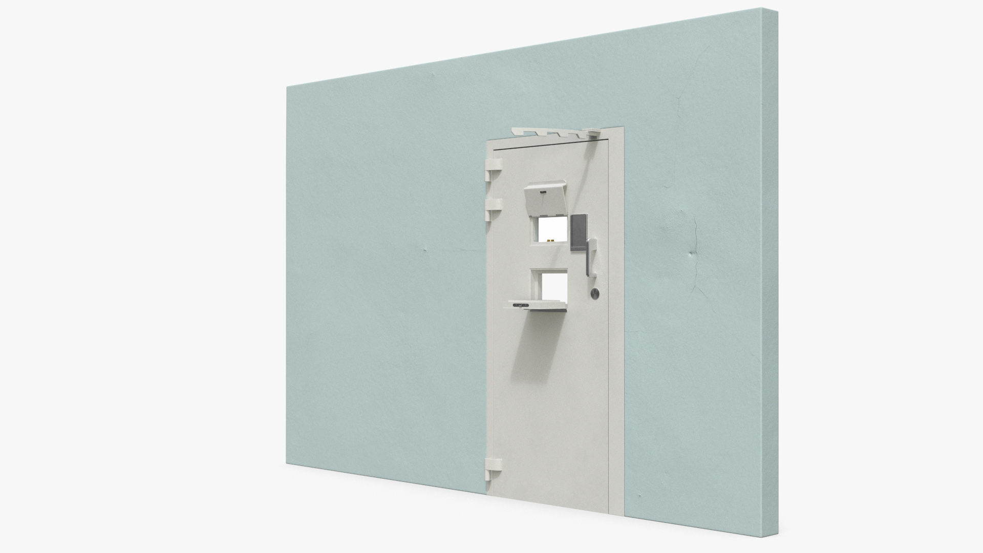 Prison Cell Door With Wall Module 3D Model - TurboSquid 2517071
