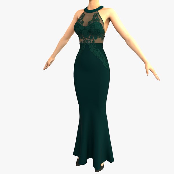 Formal Gown 3D Models for Download | TurboSquid