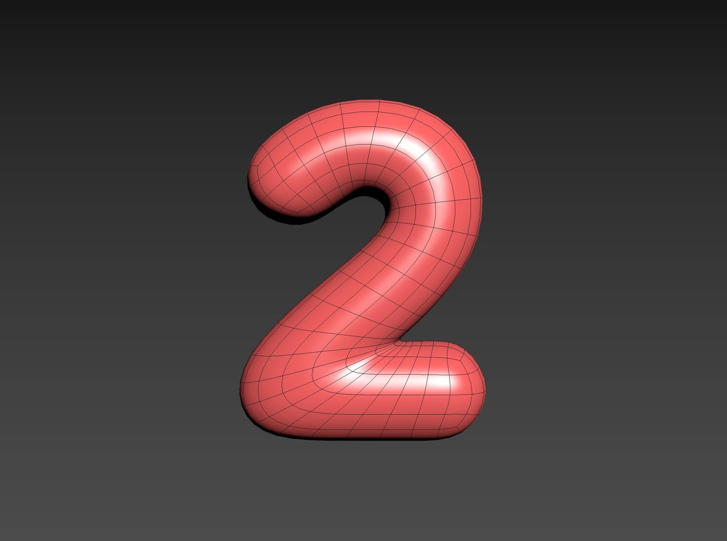 3D Number Two Model - TurboSquid 2305141