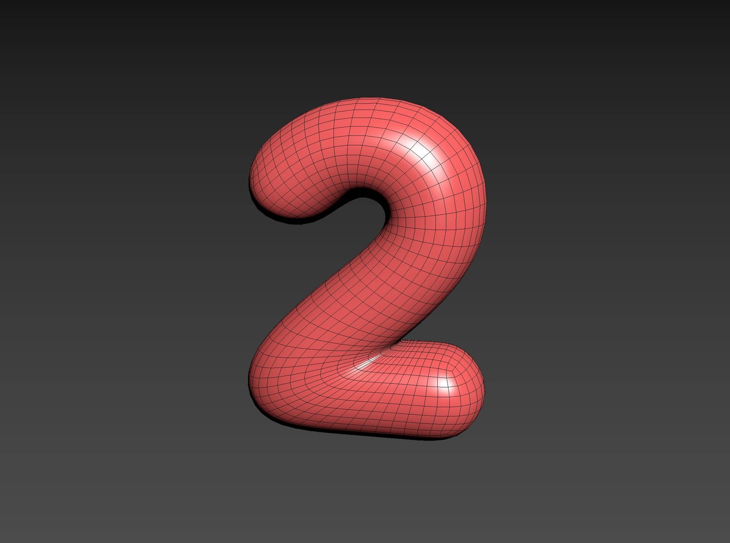 3D Number Two Model - TurboSquid 2305141