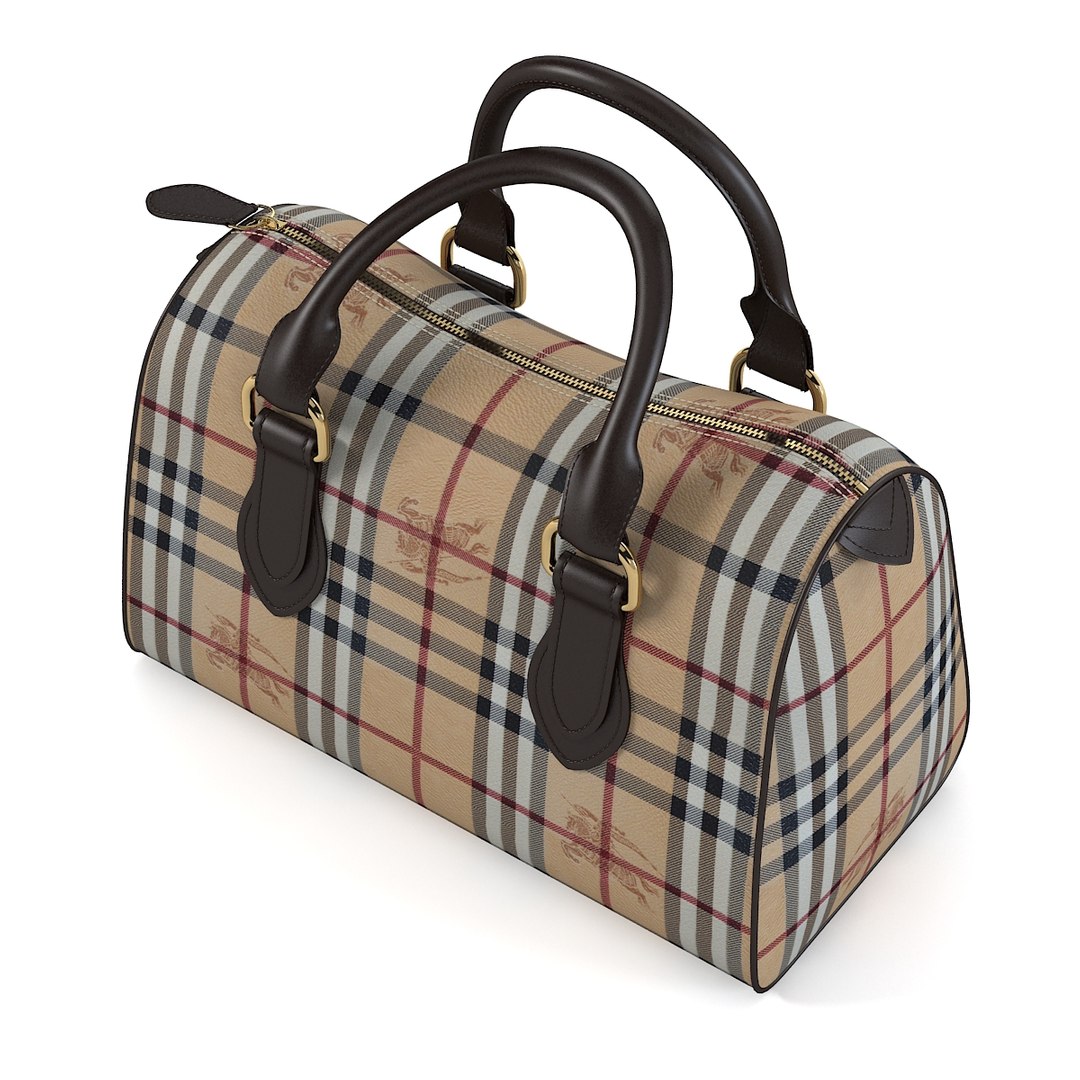 3d Burberry Women Bag Model