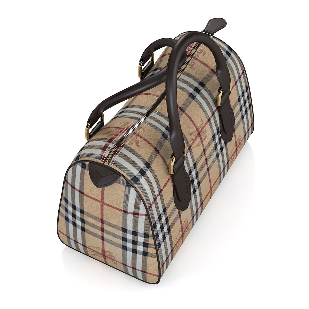 3d Burberry Women Bag Model