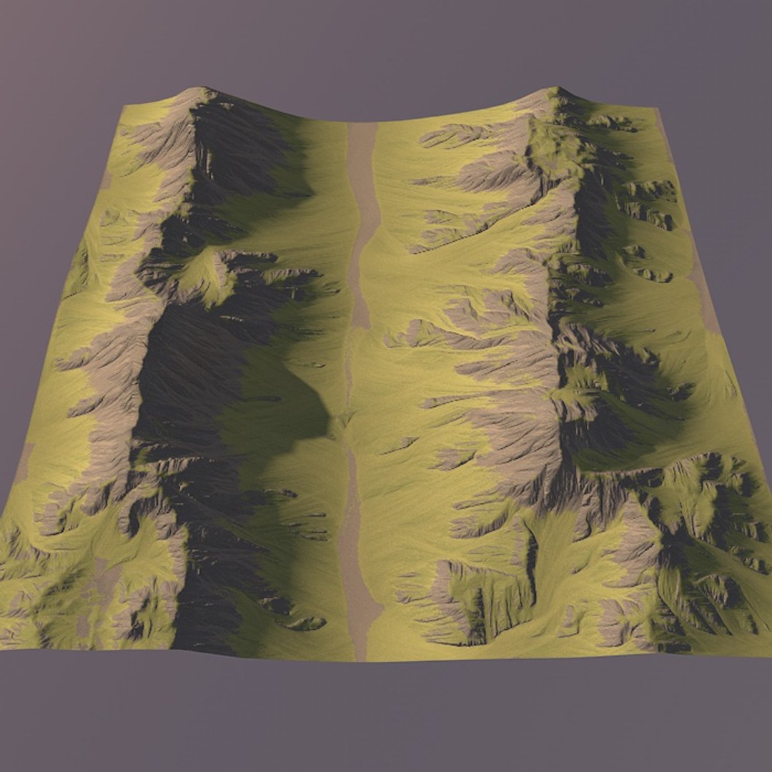 Mountains Pack 3d Model