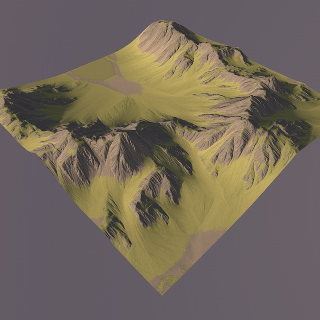 Mountains Pack 3d Model